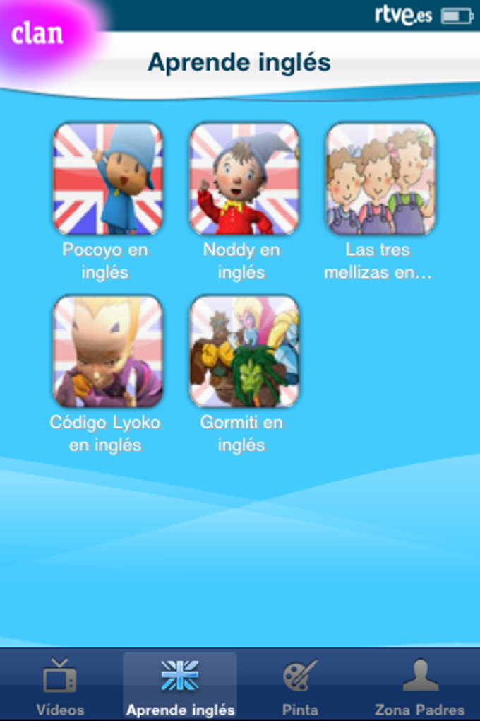 RTVE Clan para iPhone - Descargar