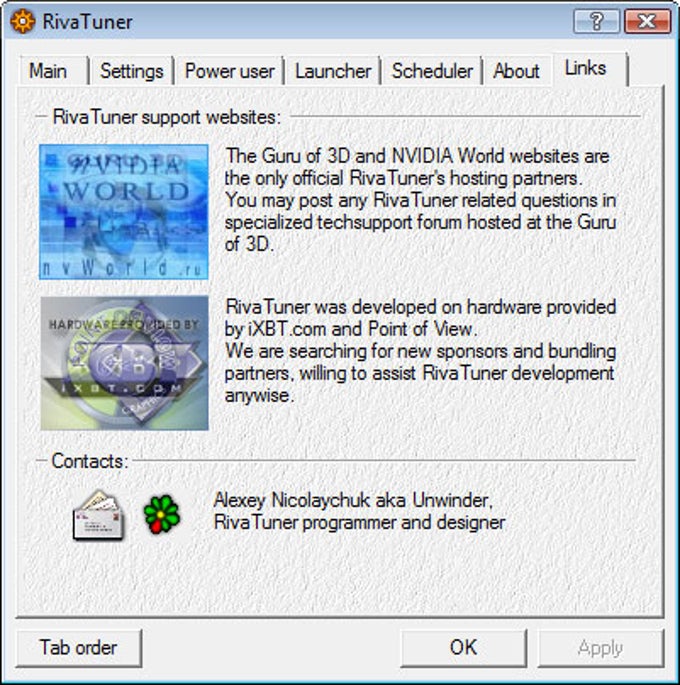 RivaTuner - Download