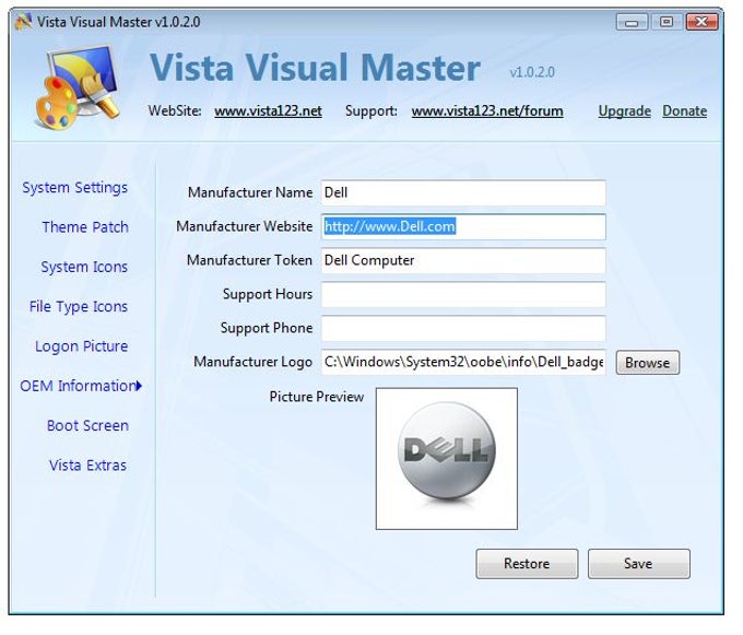 Vista Visual Master - Download