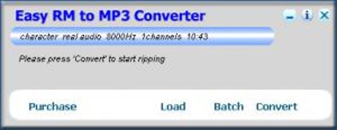 Easy RM to MP3 Converter - Download
