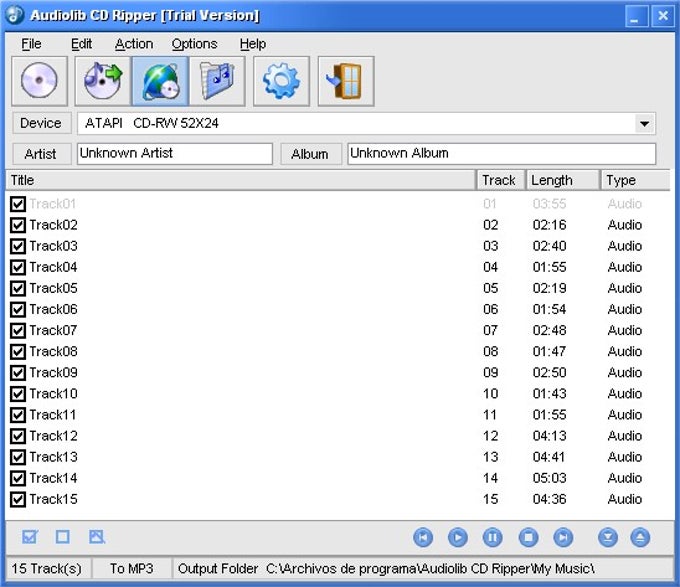 Audiolib CD Ripper - Download