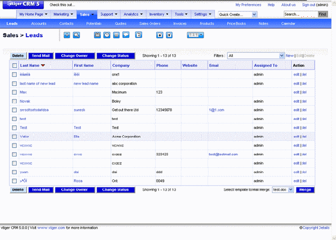 vtiger CRM - Descargar