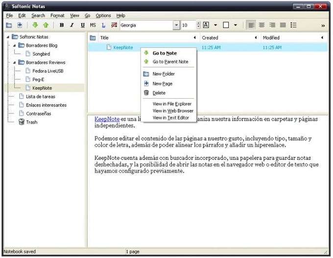 KeepNote - Descargar