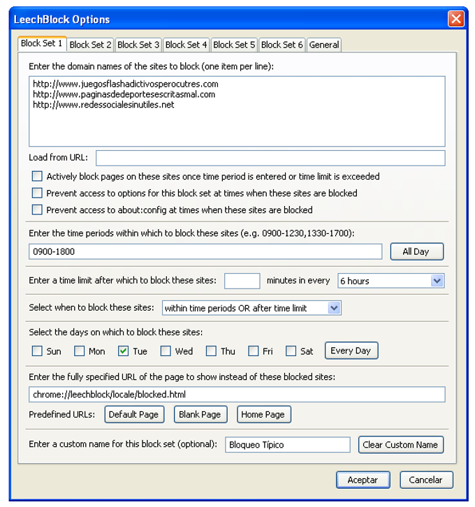 LeechBlock - Descargar