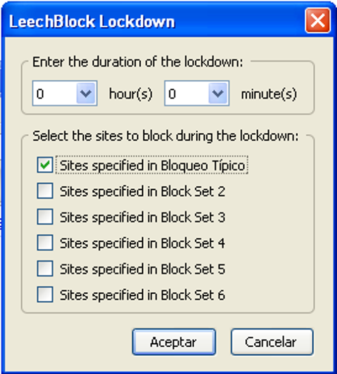 LeechBlock - Descargar