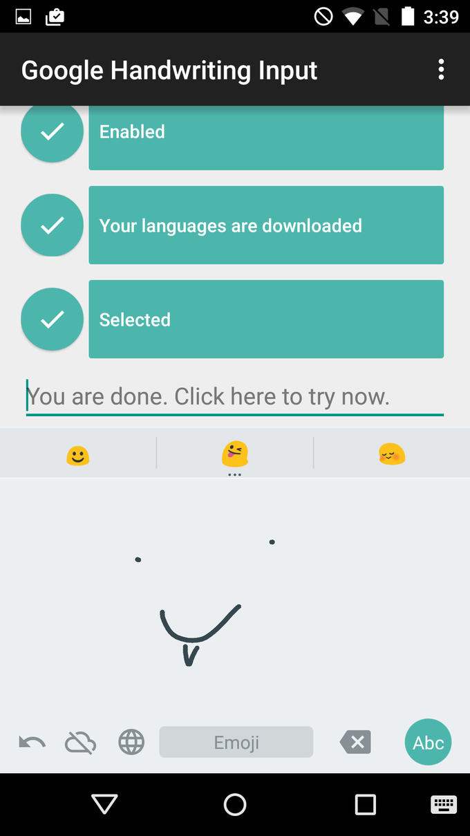 Google Handwriting Input para Android - Download