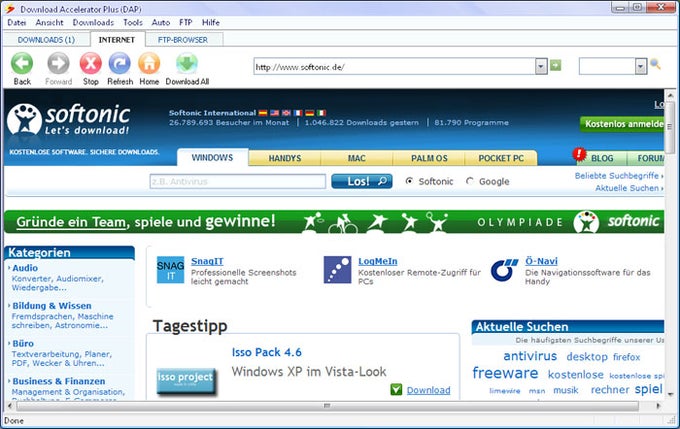 Download Accelerator Plus (DAP) - Download