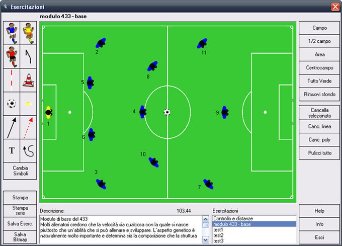 Gestione esercitazioni per allenamenti di calcio - Download