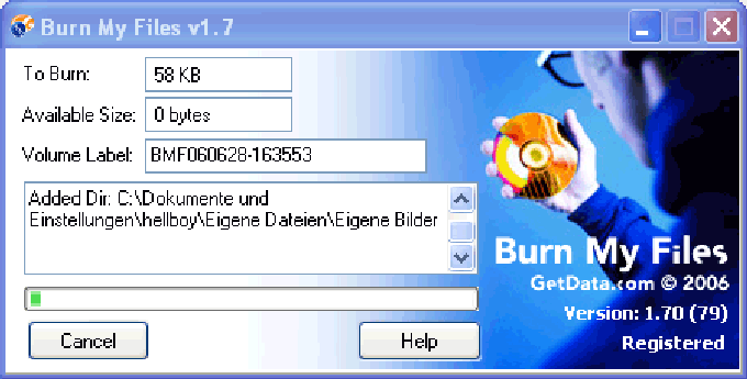 Burn My Files - Download