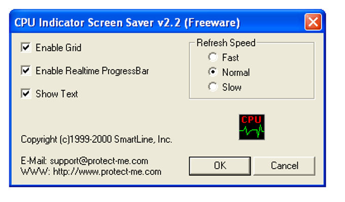 CPU Indicator Screen Saver - Descargar