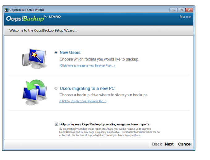 Oops!Backup - Descargar