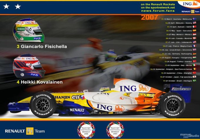 Formula 1 2007 Calendar - Descargar