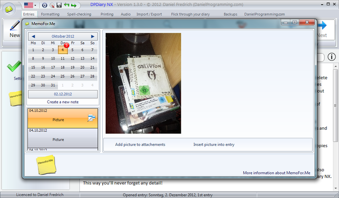 Advanced Diary - Download