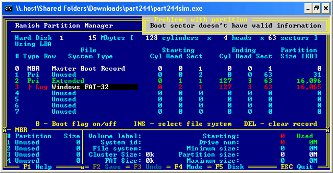 Ranish Partition Manager - Download
