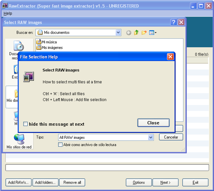 Raw Extractor - Descargar