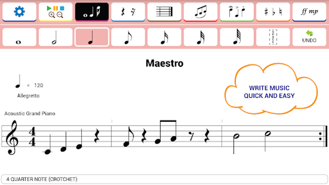 Maestro Music Composer for Android - Download