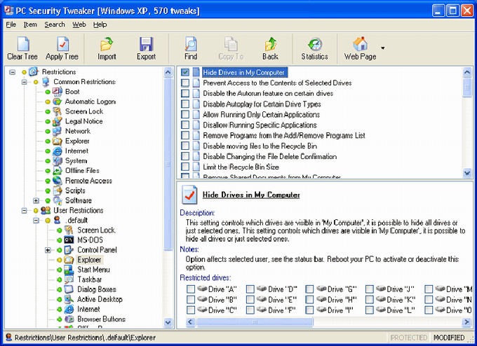 PC Security Tweaker - Download