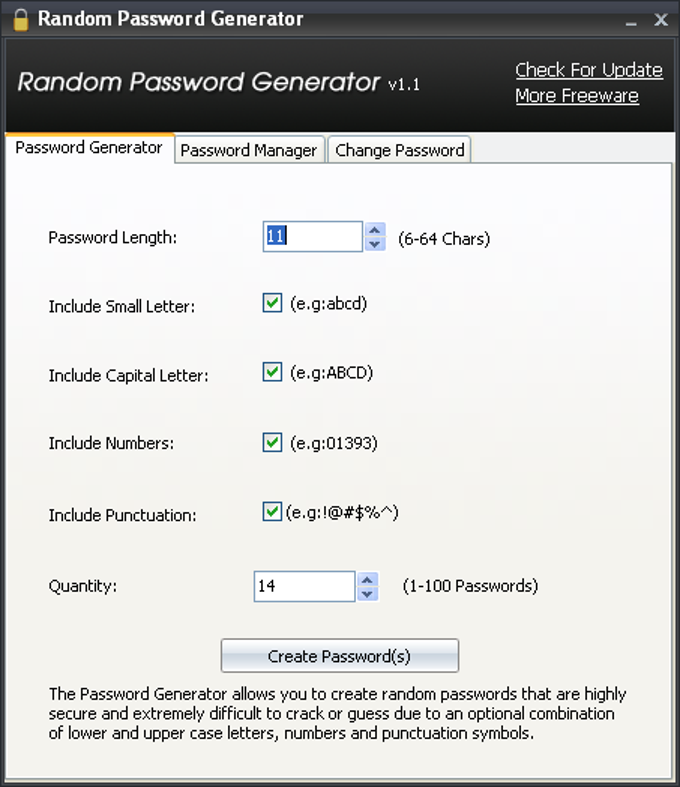 Random Password Generator - Download