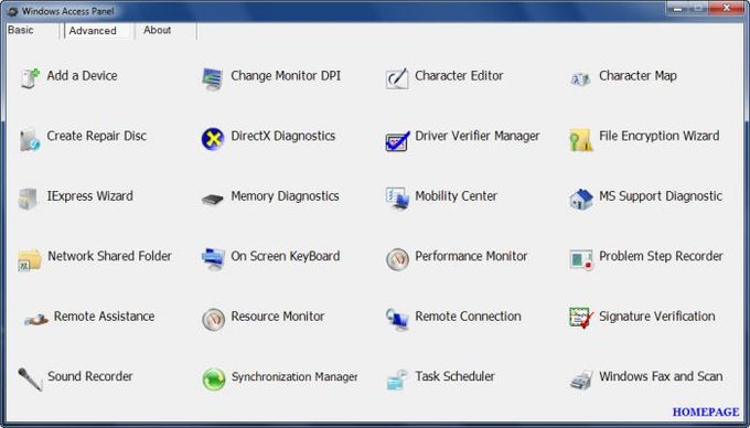 Windows Access Panel (Windows) - Télécharger