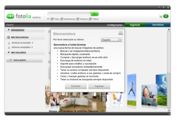 Fotolia Desktop - Descargar