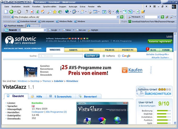 Slim Browser - Download