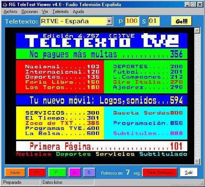 RG TeleText Viewer - Descargar