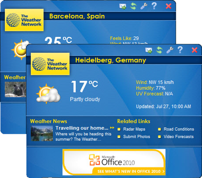 Wetter Software für Windows downloaden