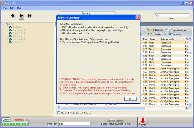 Pod to PC - Download