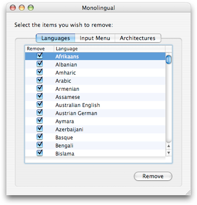Monolingual for Mac - Download