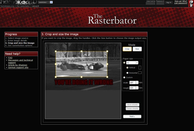 The Rasterbator Online