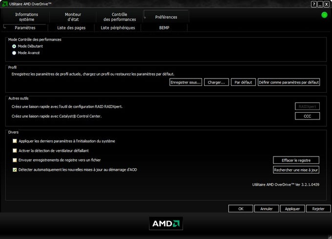 AMD OverDrive - Télécharger