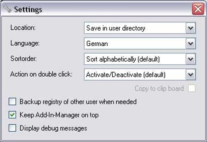 Add-In-Manager - Download