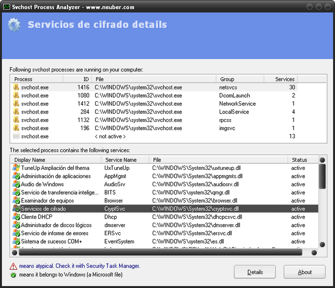 Svchost Process Analyzer - Descargar