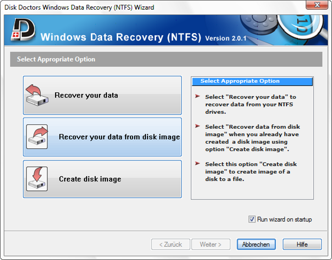 Disk Doctors Windows Data Recovery (Windows) - Download