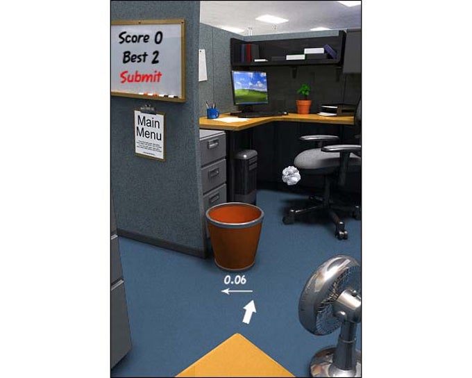 Paper Toss for iPhone - Download