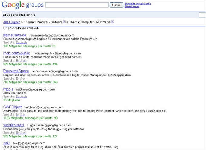 Google Groups Online
