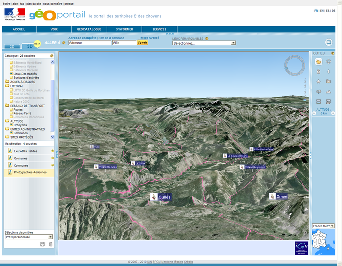 Géoportail Online