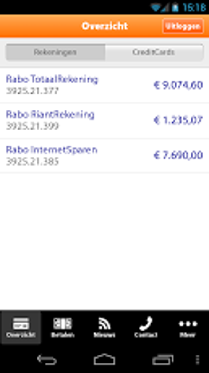 Rabo Bankieren voor Android - Download