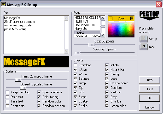MessageFX Screensaver - Download