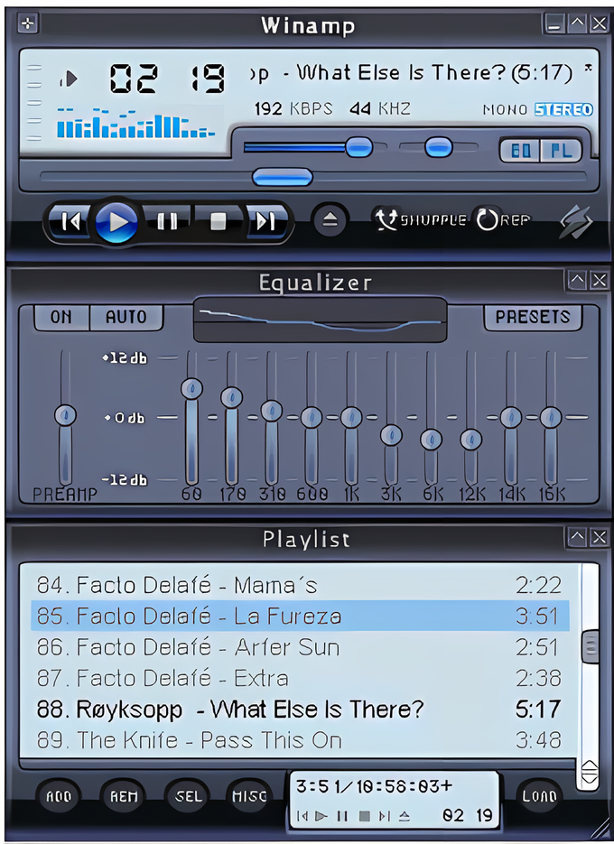 Winamp Media Player 11 Skin - Télécharger