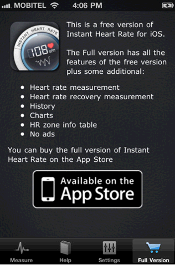 Instant Heart Rate para iPhone - Descargar