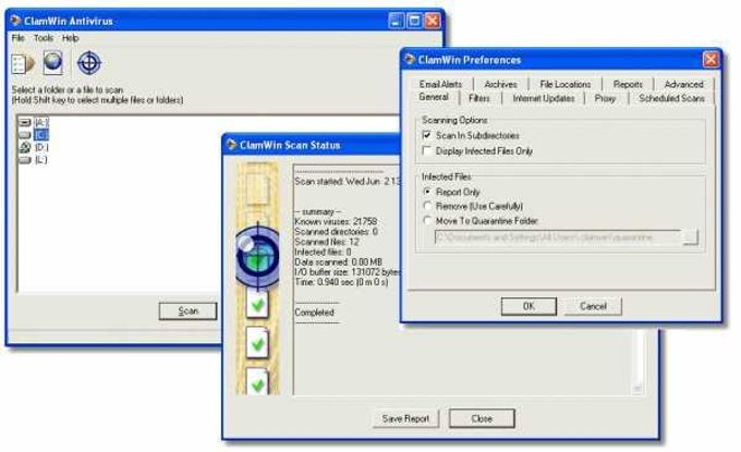 ClamWin Antivirus - Télécharger