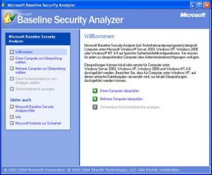 Microsoft Baseline Security Analyzer - Download