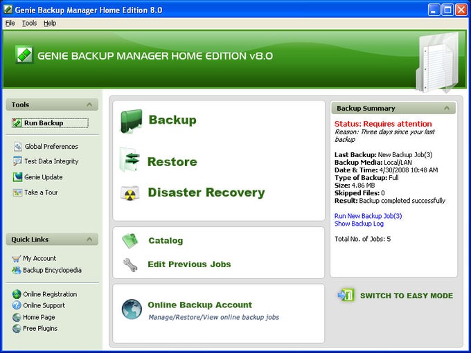 Genie Backup Manager - Descargar