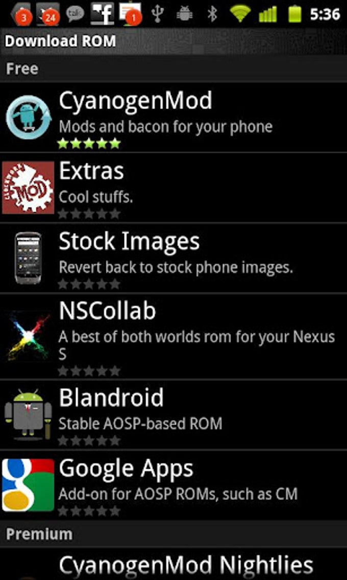 ROM Manager (Premium) for Android - Download
