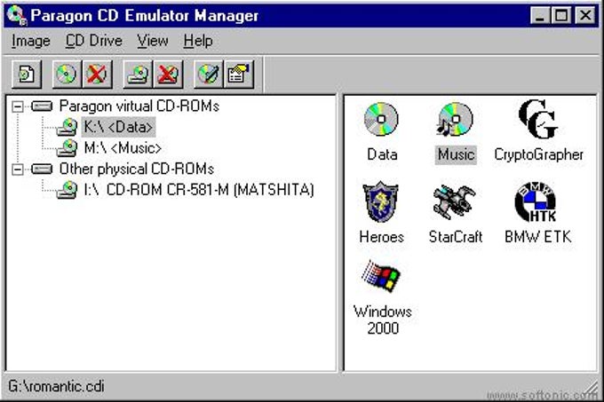 Paragon CD-ROM Emulator - Descargar