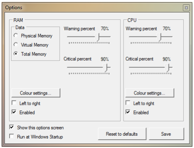 RAM Taskbar - Descargar