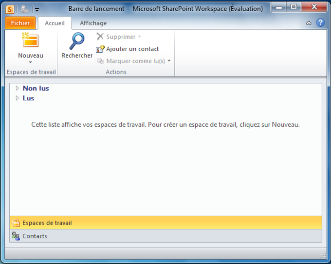 Microsoft SharePoint Workspace - Télécharger