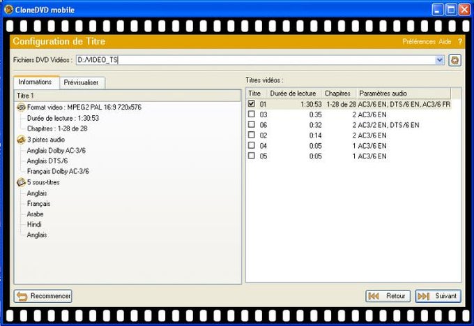CloneDVD Mobile - Télécharger