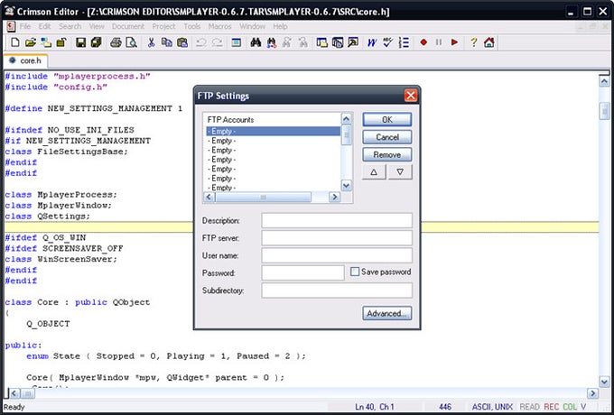 Crimson Editor - Download